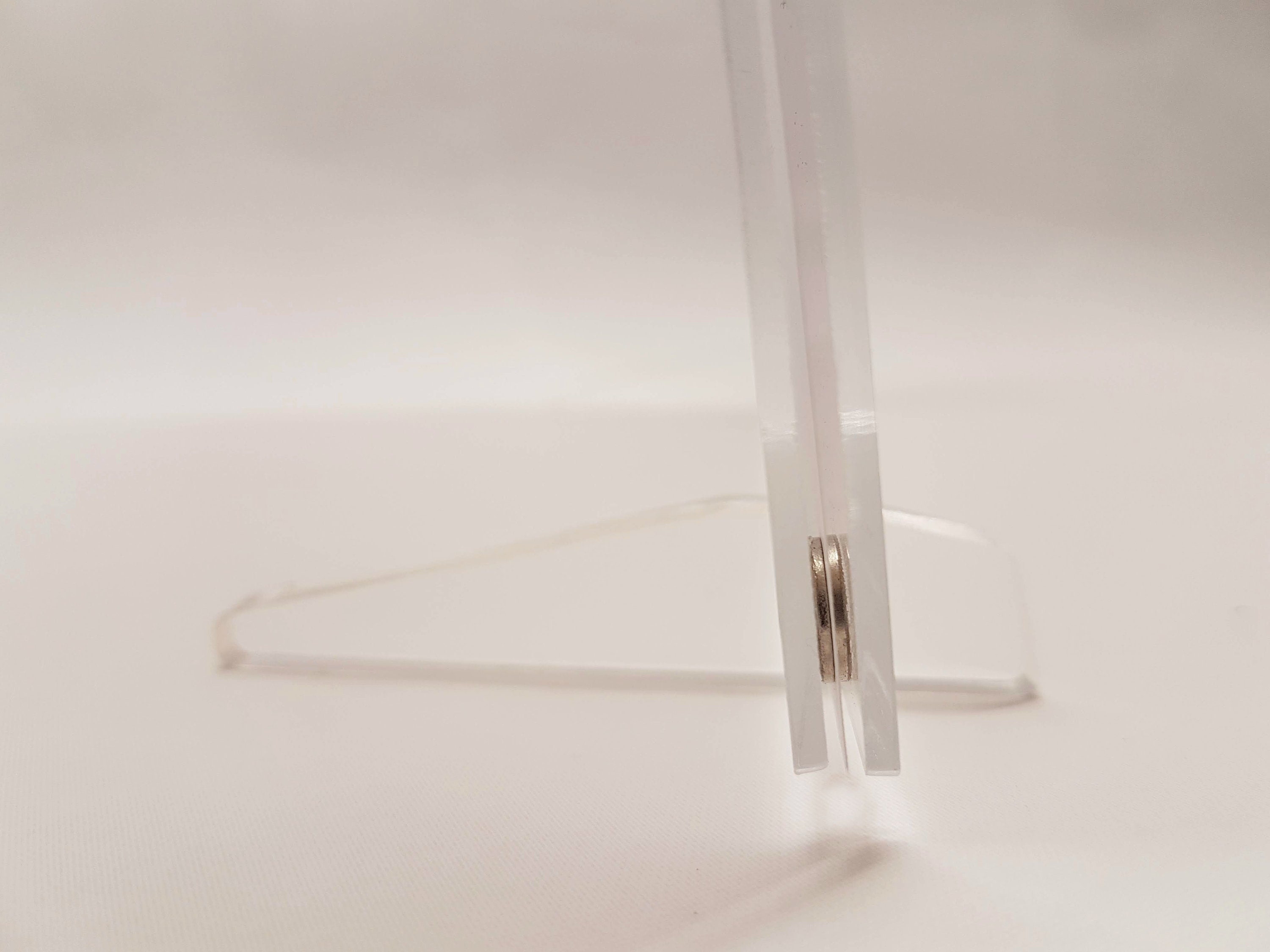 A4 A5 A6 Contemporary Photo Frame Clear Perspex Acrylic Magnetic ...