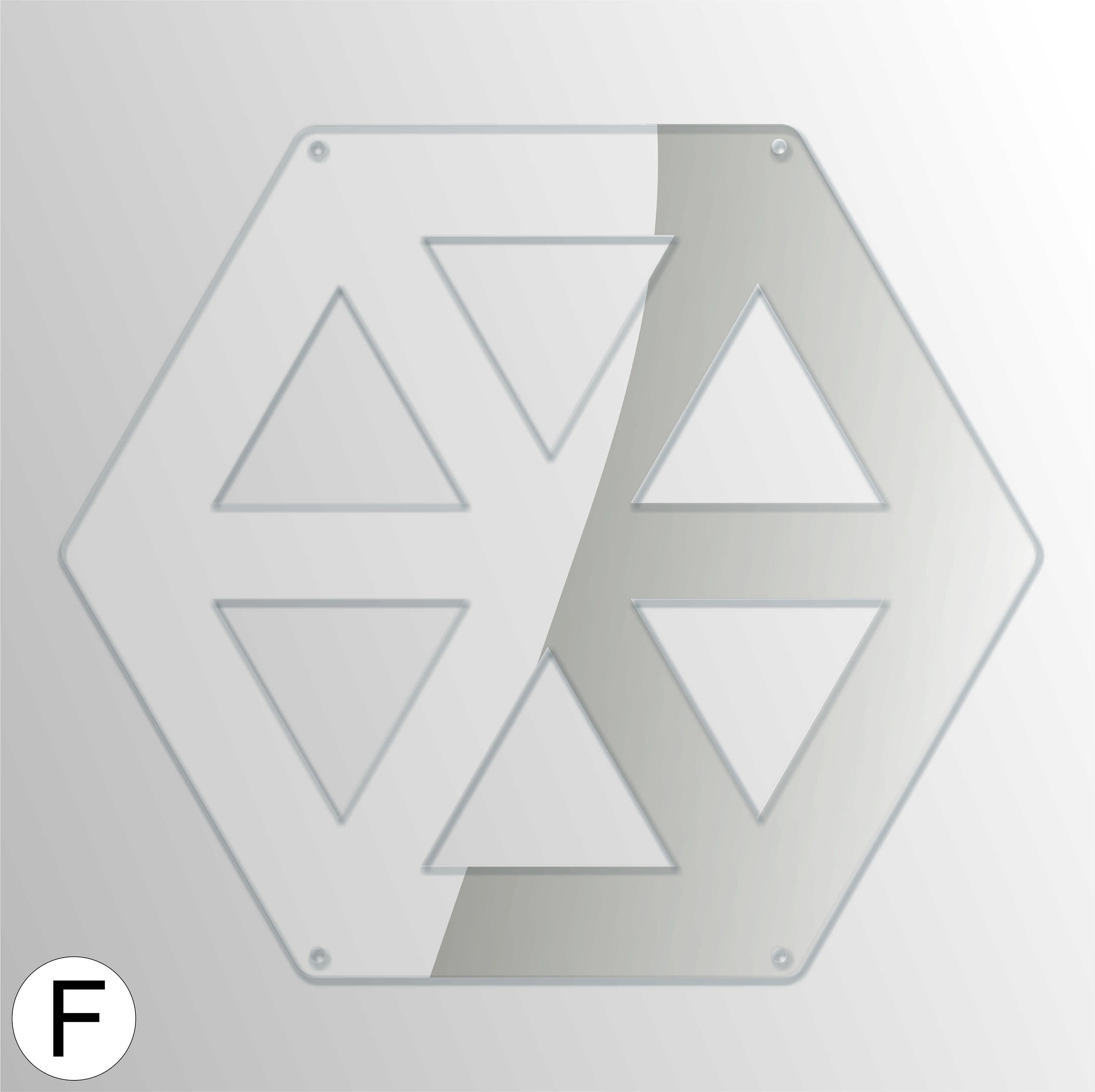 Room Divider Panels Interior Partition High Gloss CLEAR Acrylic 100% ...