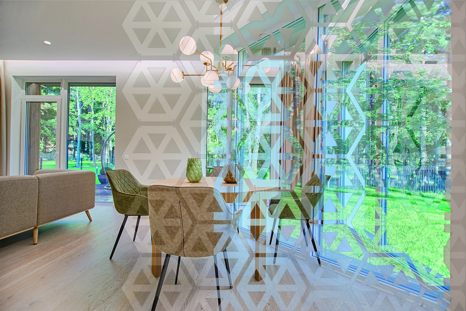 Room Divider Panels Interior Partition High Gloss CLEAR Acrylic 100% ...