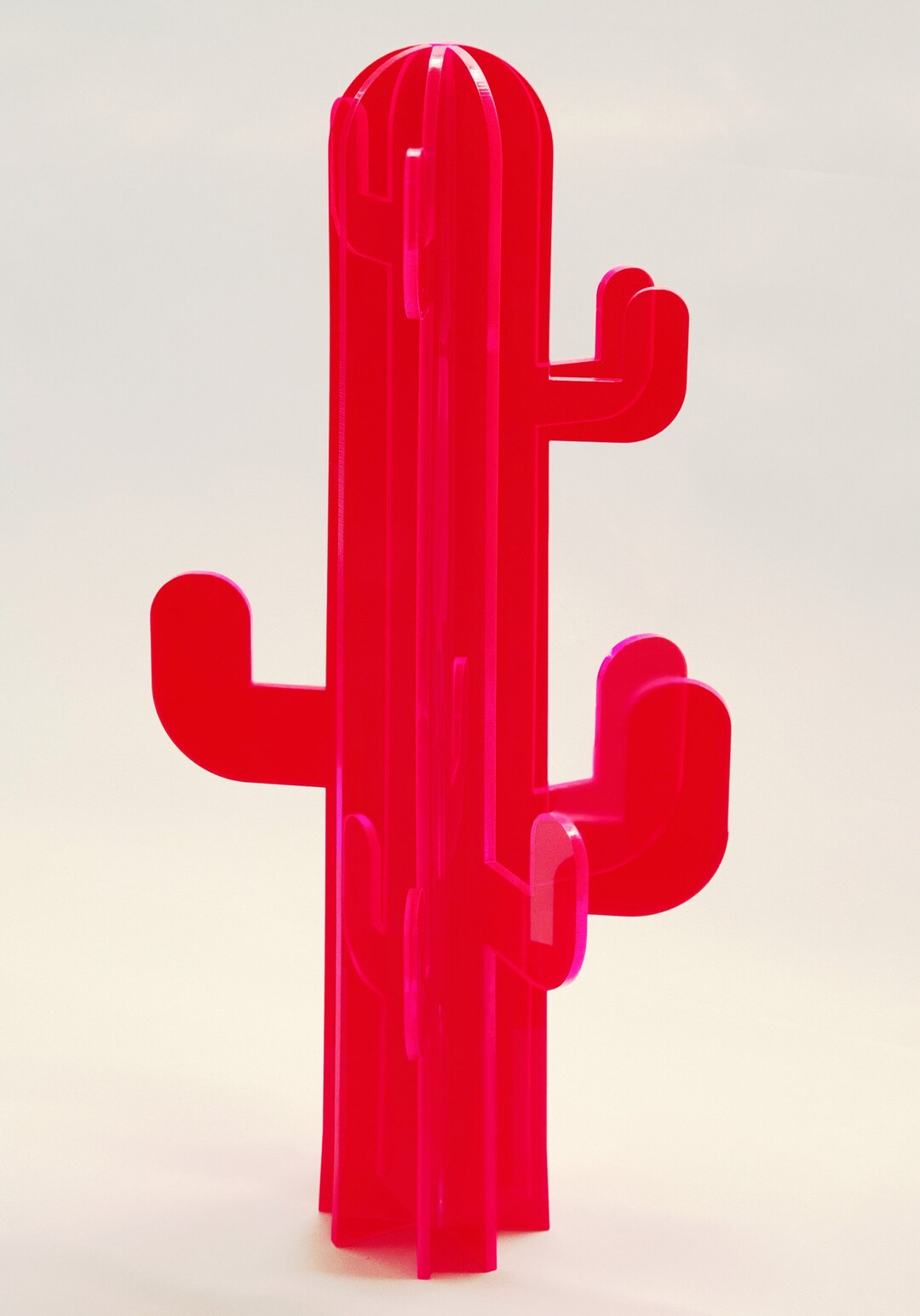 Jewellery / Watch Cactus Large and Small . Laser Cut Mars Red Display ...