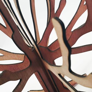 Jewellery Tree LARGE. Stunning Laser Cut Hardwood, Wooden Freestanding ...