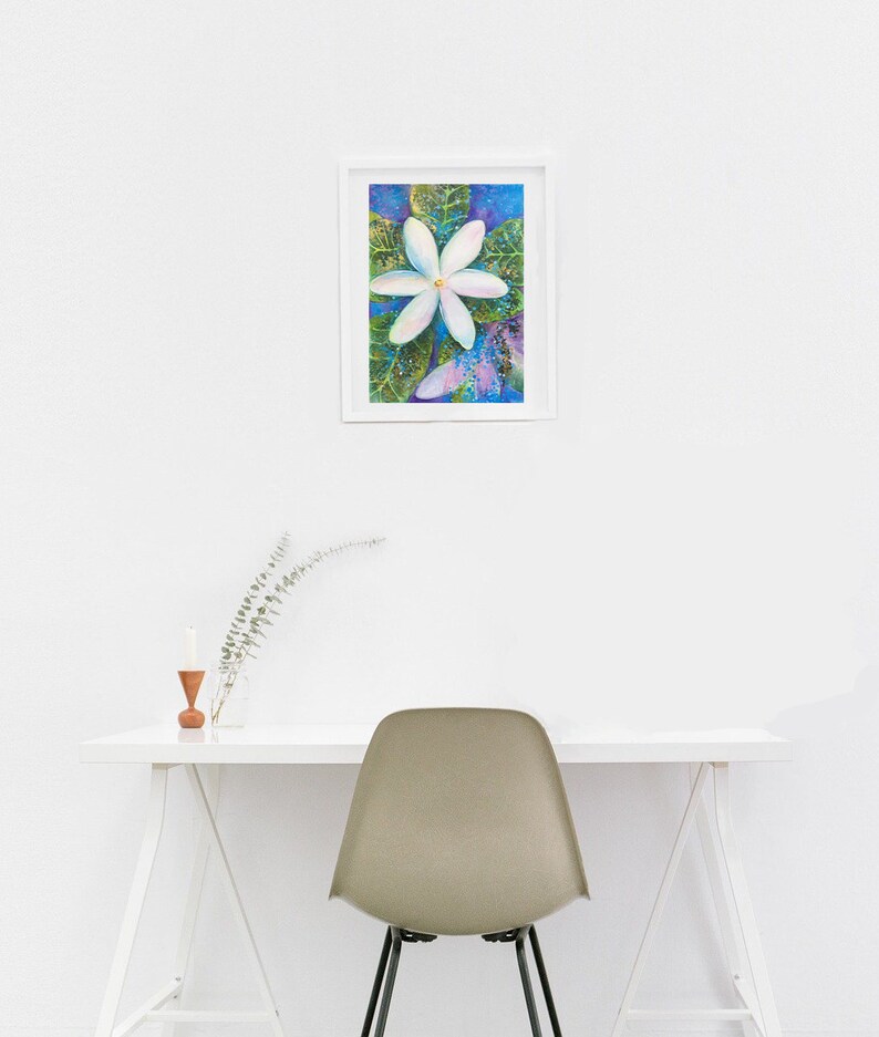 Tiare Tahiti Polynesian Art French Polynesia Art Print - Etsy