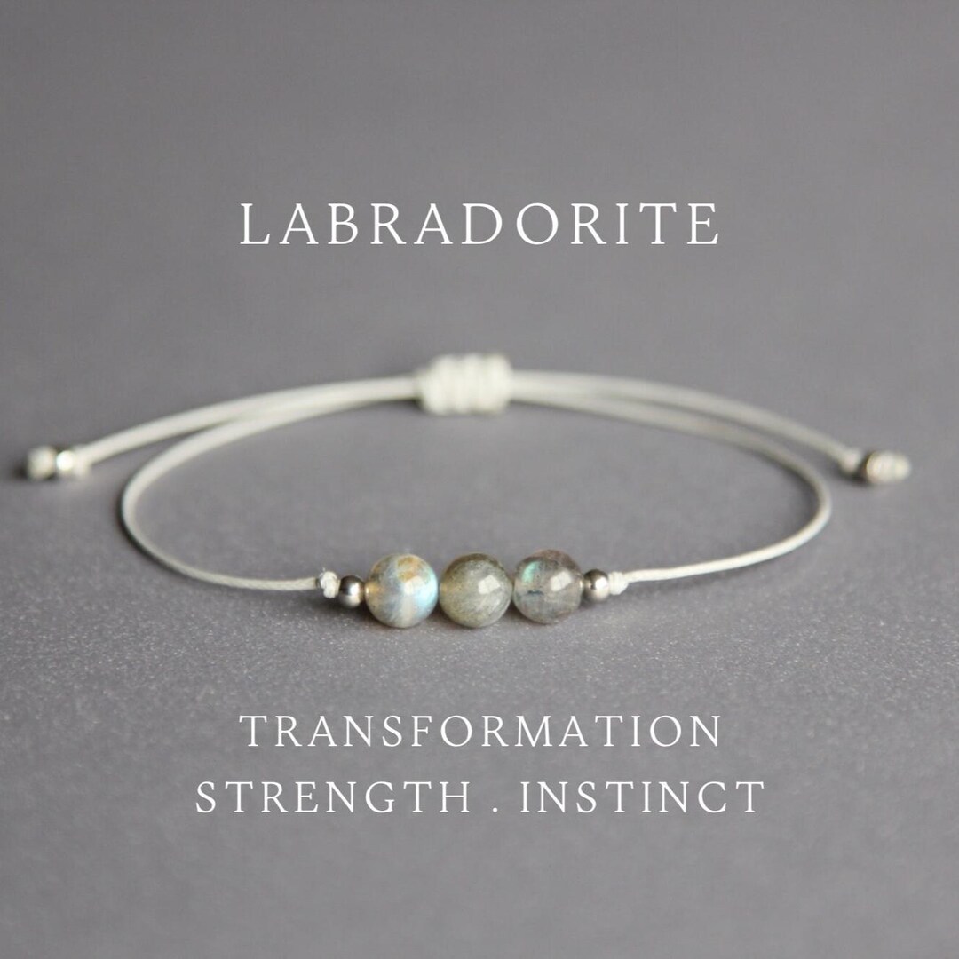 Labradorite Bracelet Labradorite Crystal Bracelet Labradorite Jewelry ...