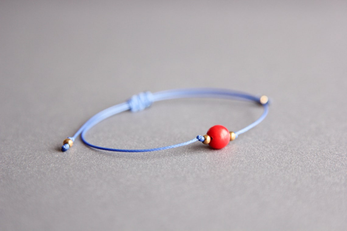 Red Coral Bracelet Bracelets for Women Red Coral Jewelry - Etsy