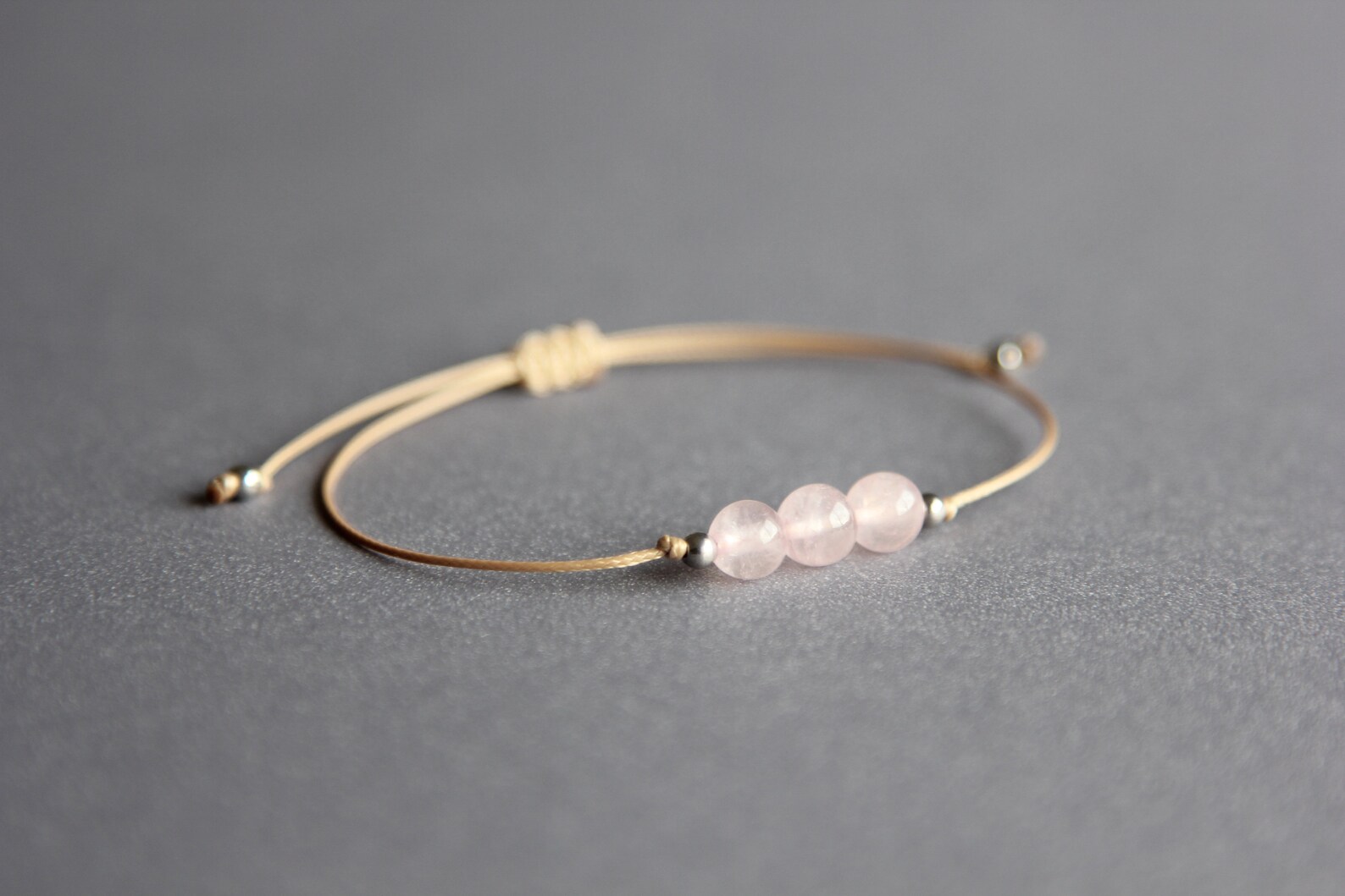 Rose Quartz Bracelet Beaded Bracelets for Women Rose Quartz - Etsy