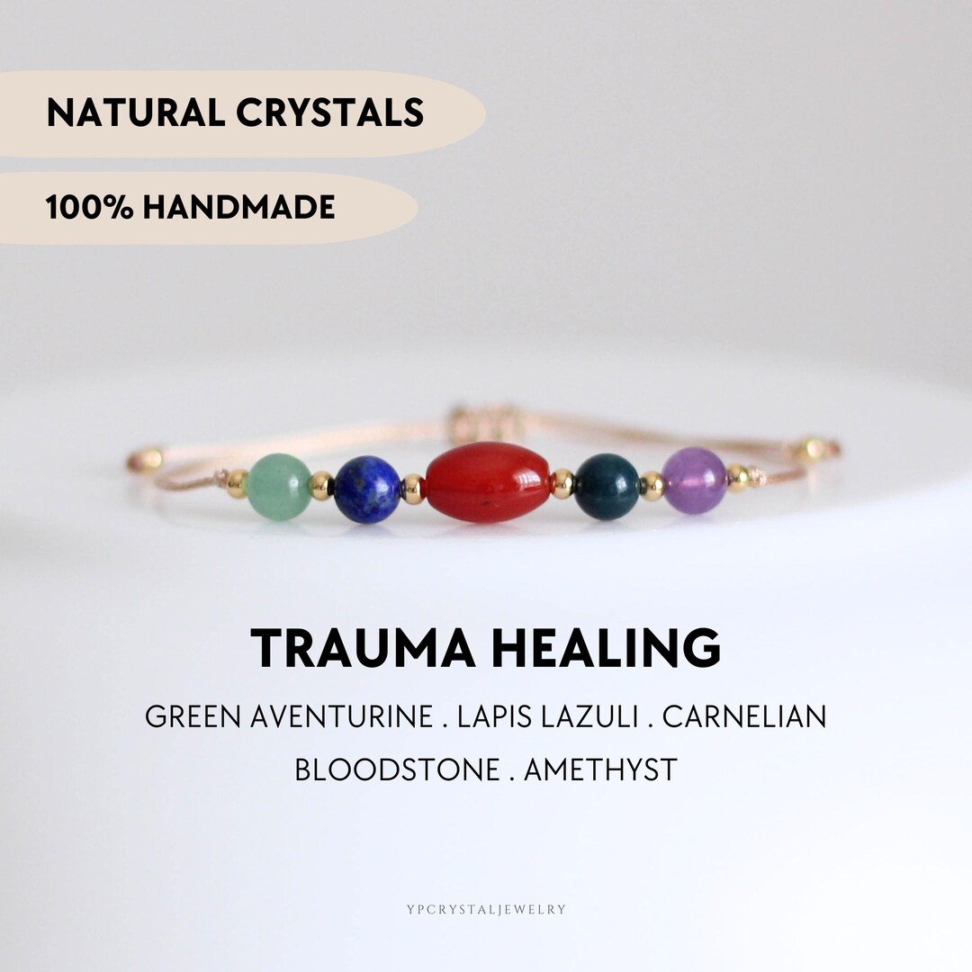 Trauma Healing Crystal Handmade Bracelet Custom Jewelry Miscarriage ...