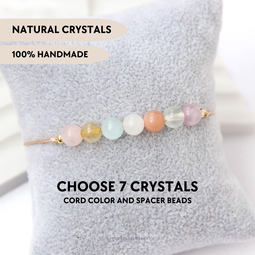 Design Your Bracelet - 7 Crystals Bracelet Personalized Bracelets ...