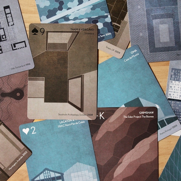 Architecture Playing Cards - Etsy