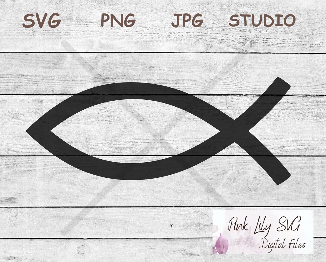 Ichthys SVG PNG, Christian Fish Svg Png, the Ichthys or Ichthus, Sign ...