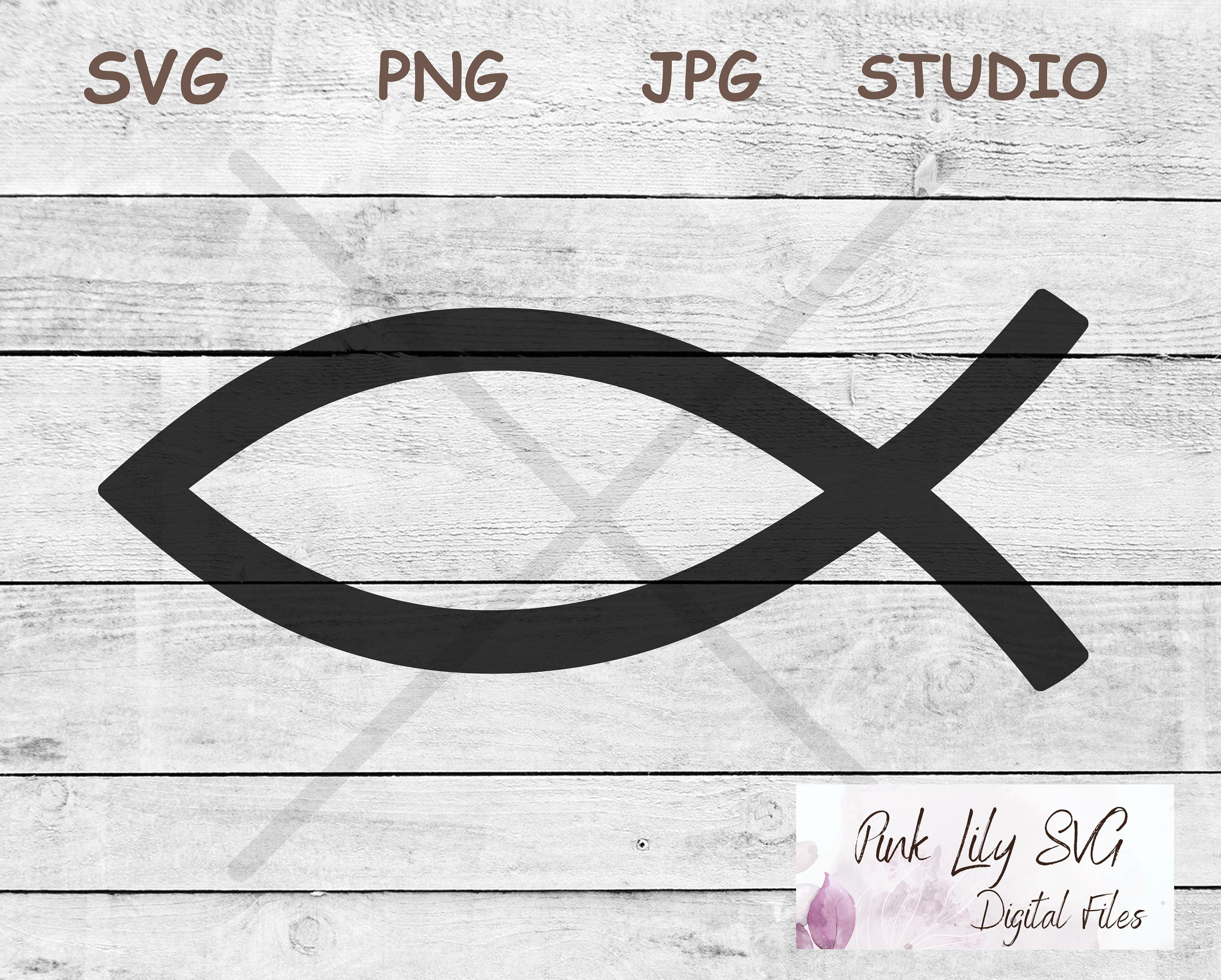 Ichthys SVG PNG Christian Fish Svg Png the Ichthys or - Etsy Canada