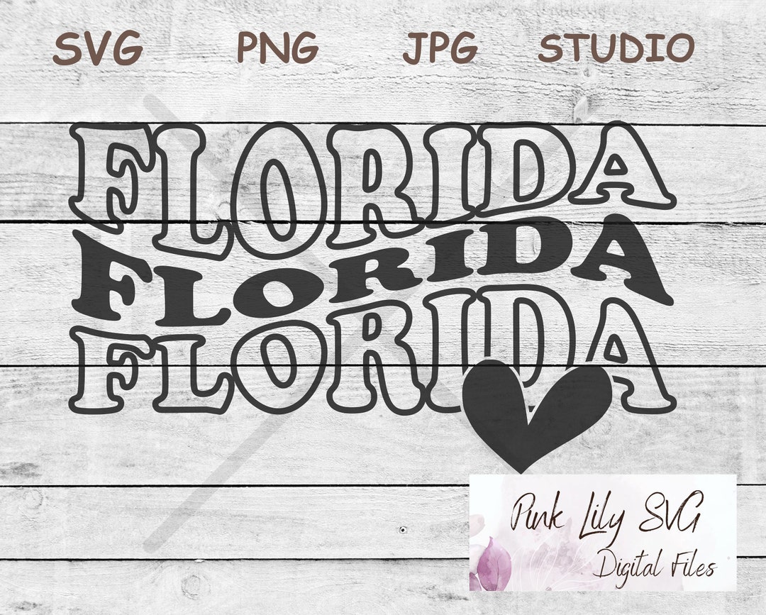 Love Florida SVG: Sunshine State Cut File (digital Download) - Etsy