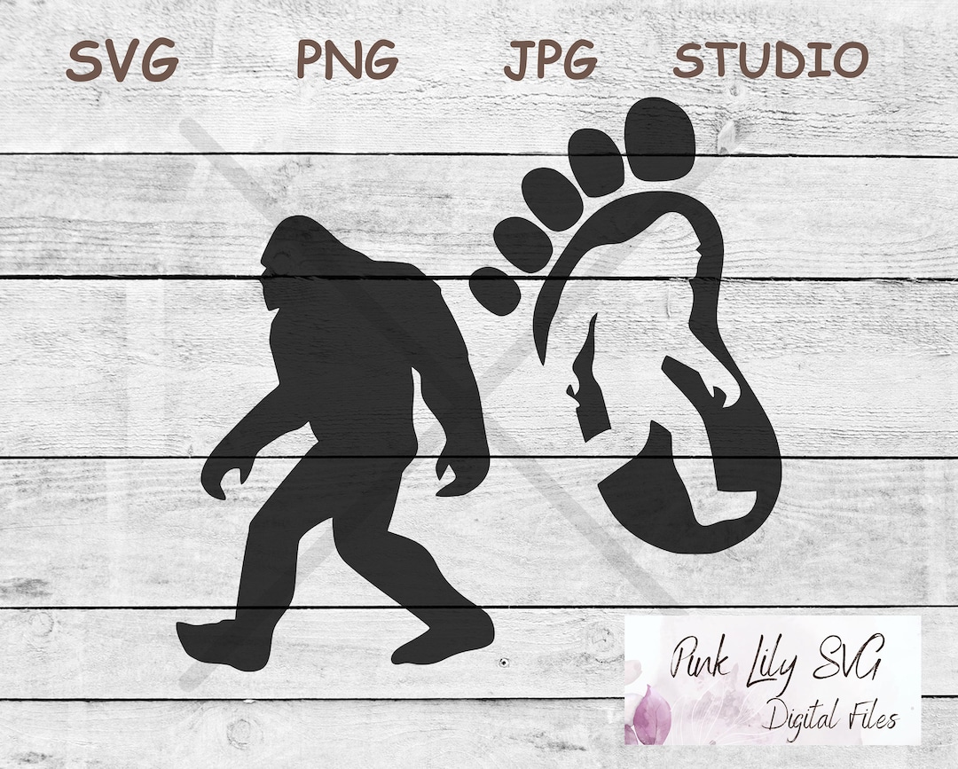 Big Foot Svg, Wild Monster Svg, Bigfoot Svg, Big Foot Png, Bigfoot SVG ...