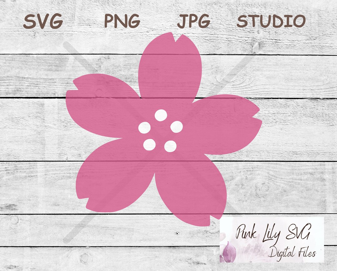 Cherry Blossom SVG PNG, Sakura Svg Png, Cherry Tree, Cherry Blossom ...