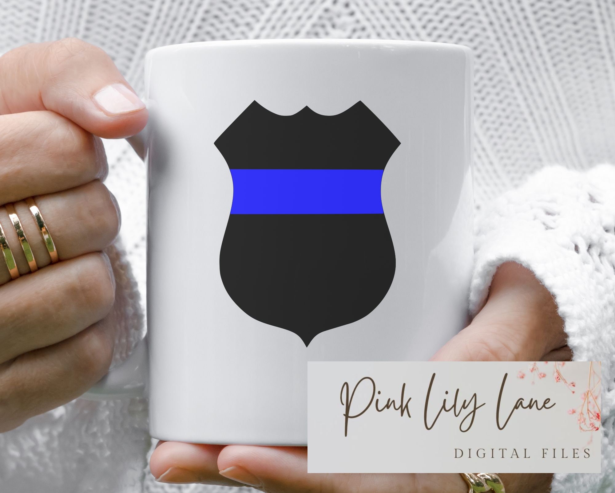 Back the Blue Svg Png Cop Badge SVG PNG Police Badge Thin - Etsy