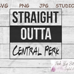 Central Perk Svg - Etsy