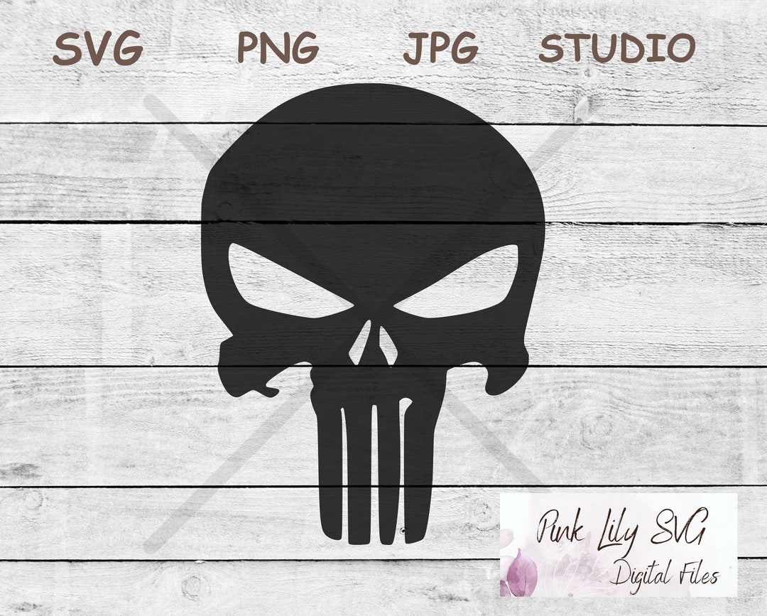 Punisher SVG PNG, Skull Svg Png, Punisher Skull Svg Png, Gamer Svg Png ...