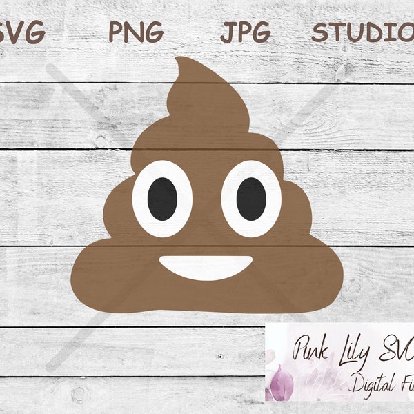 Poop Emoji Svg - Etsy