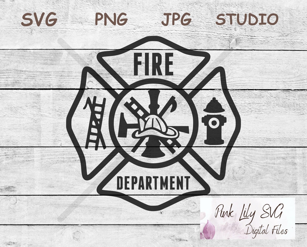 Fire Department SVG PNG, Fire Fighters Svg, Rescue Team, Fire Fighters ...