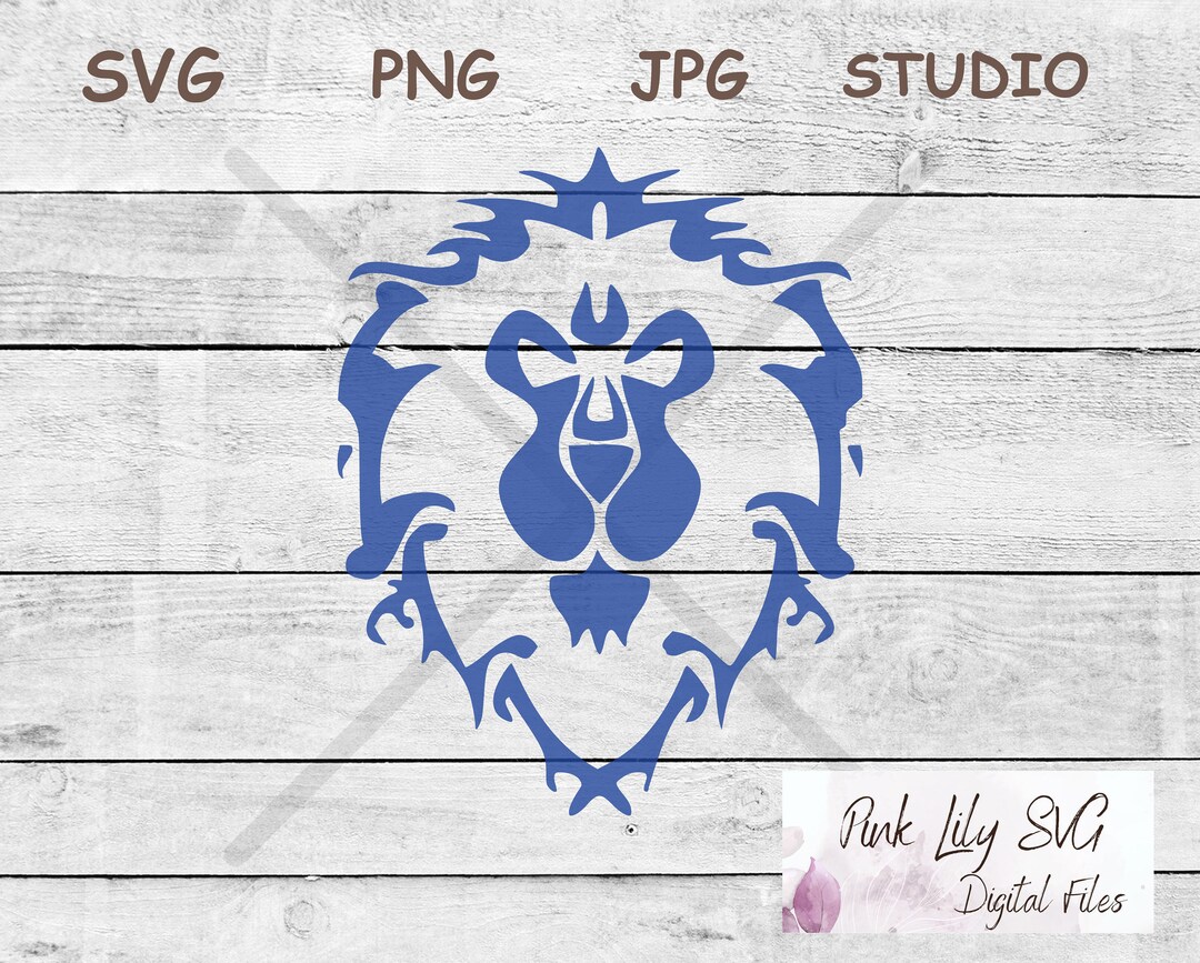 Alliance SVG Png WOW Svg Png for the Alliance World of - Etsy