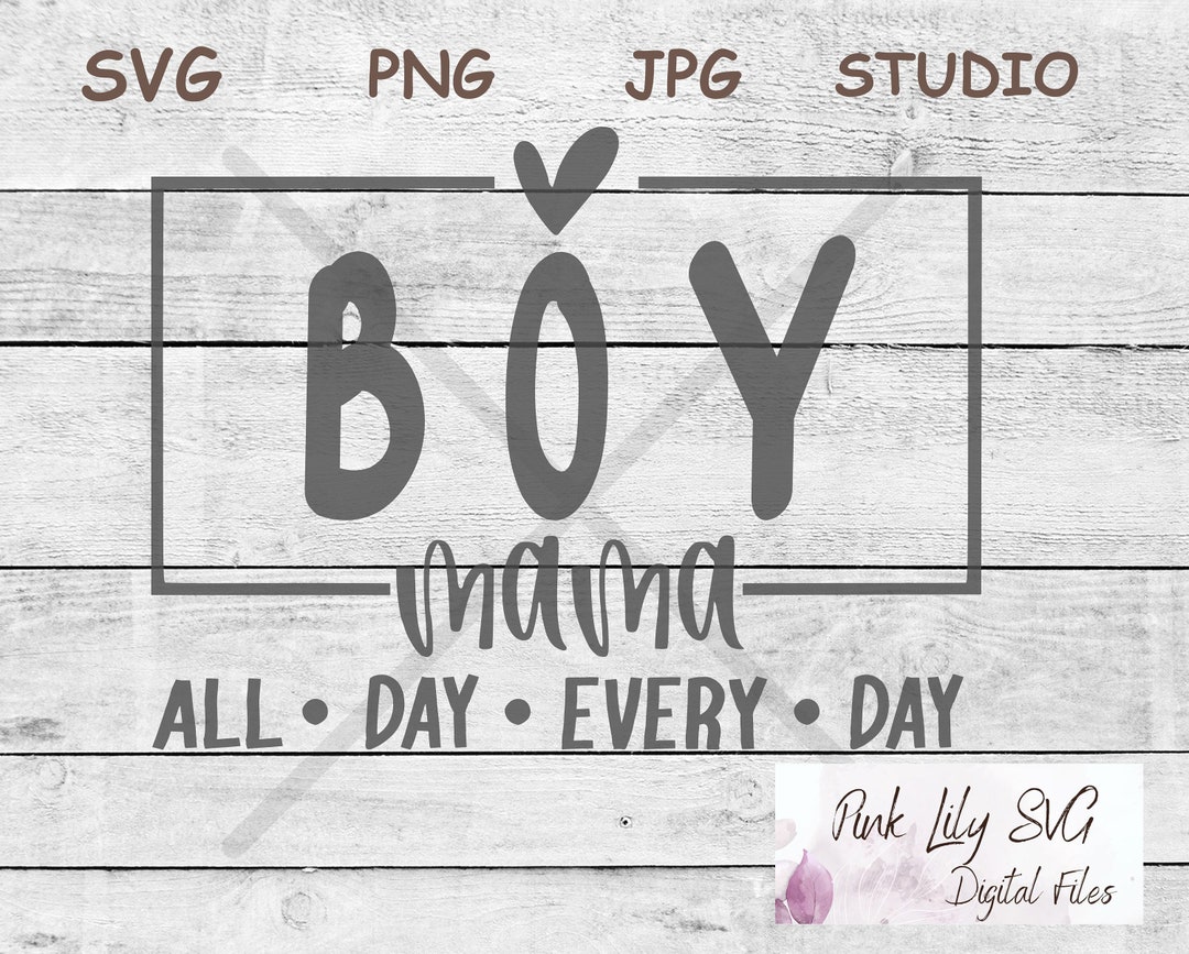 Boy Mama SVG: Funny Mom Life Design (digital Download) - Etsy