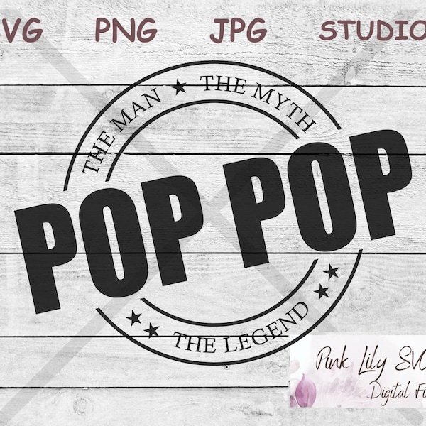 Pops Svg - Etsy