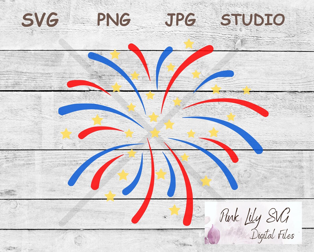 Fireworks SVG PNG, Home of the Free Because of the Brave, July 4th ...