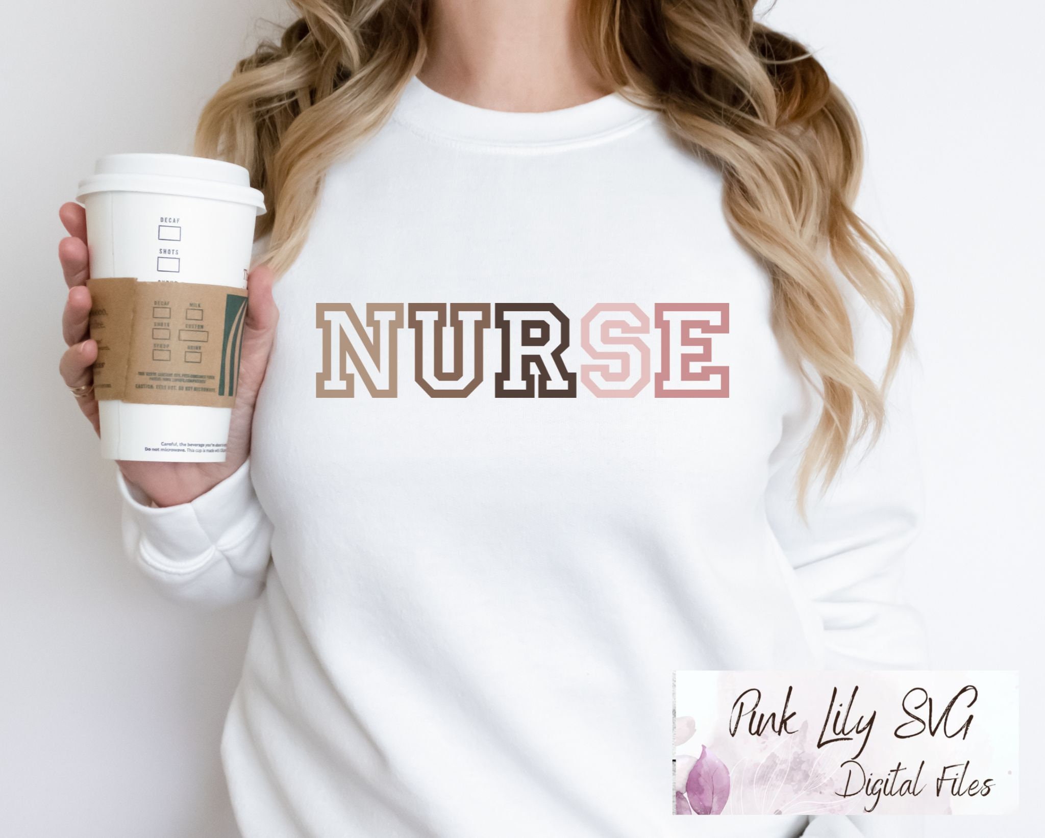 Nurse SVG Varsity Letters Nurse Cut File for Cricut Nurse - Etsy