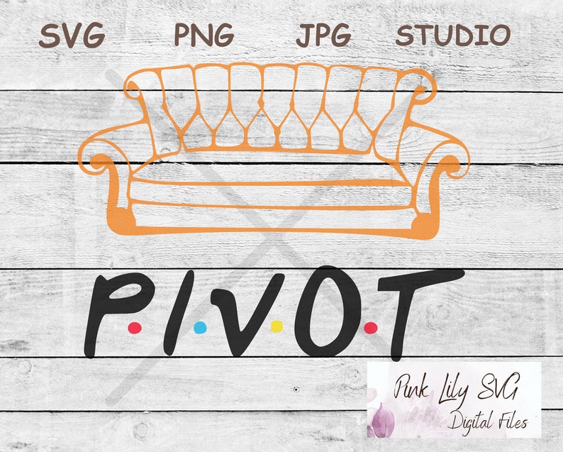 Friends Couch Pivot SVG PNG: Cut Files (digital Download) - Etsy Canada