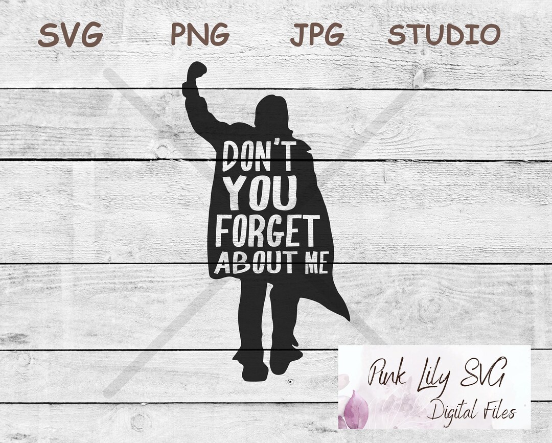 Breakfast Club SVG PNG, Rebel John, John Bender, Brat Pack, Don't You ...