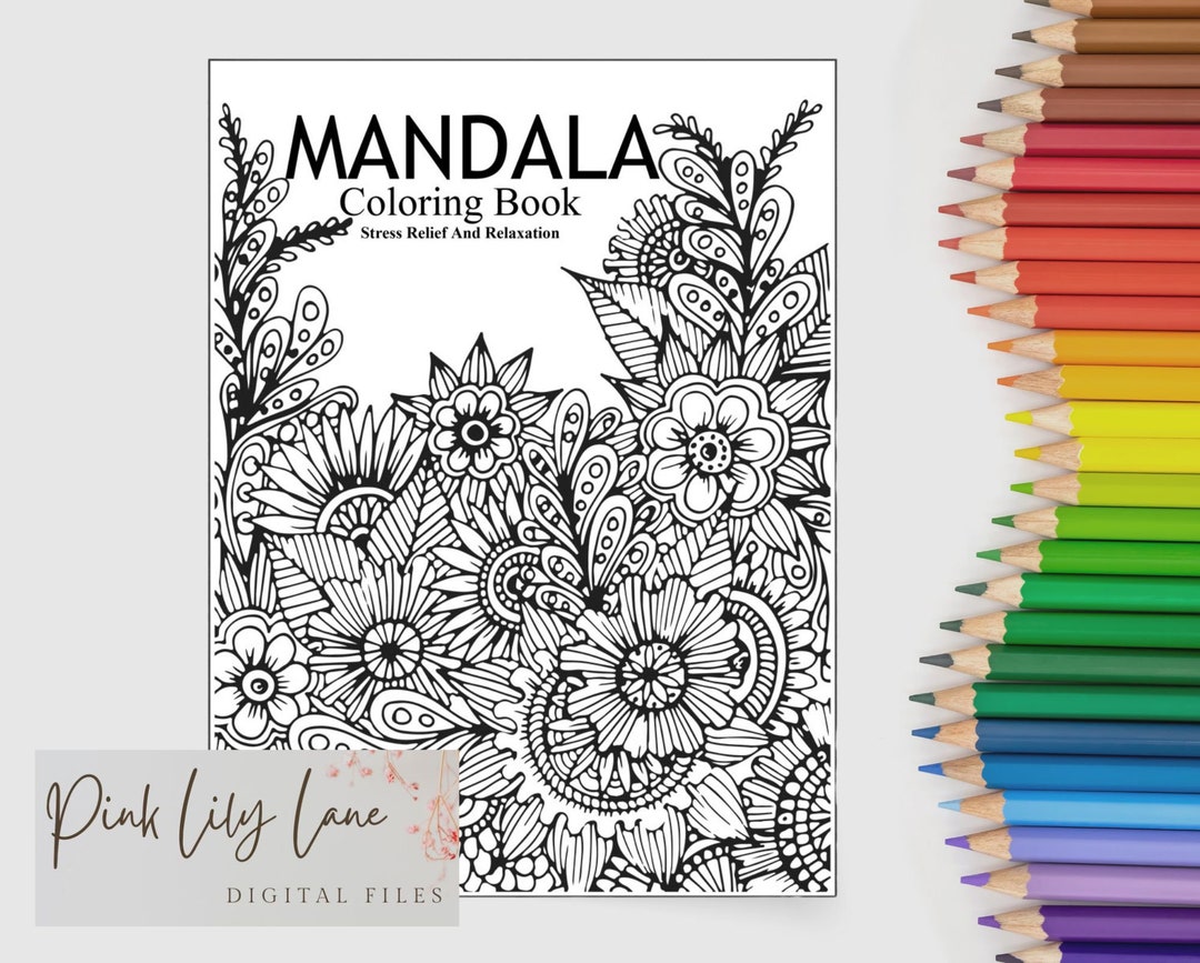 Mandala Flower Coloring Book: 119 Printable Pages (digital Download) - Etsy