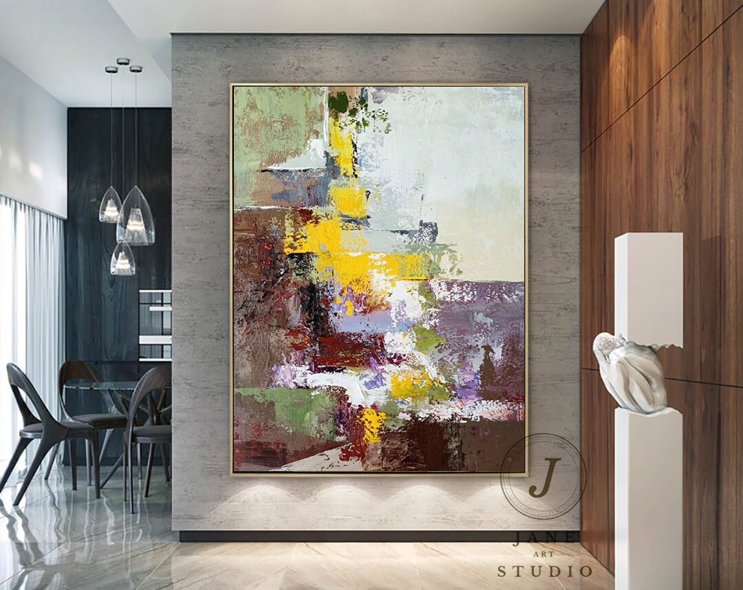 Abstract Oil Painting on Canvas Original Abstract Wall Art - Etsy