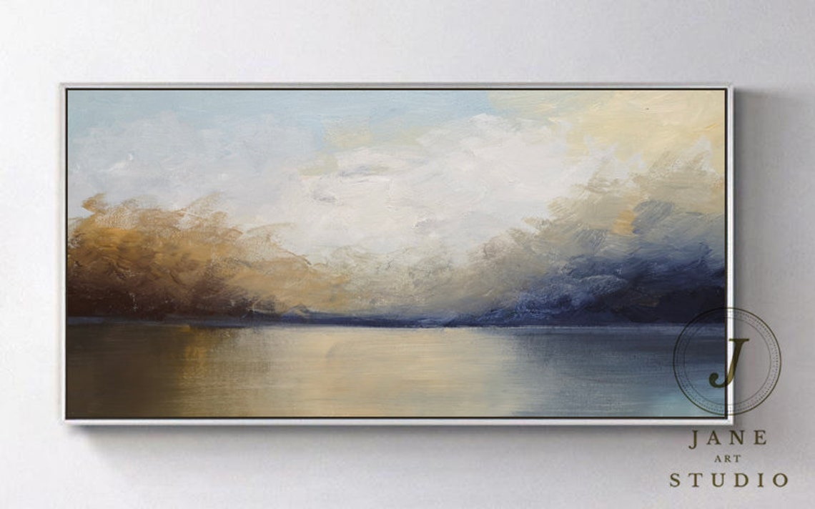 Large Sea Abstract Painting Original Ocean Oil Painting on - Etsy