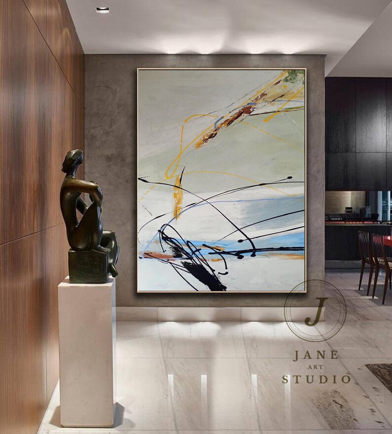 Large Abstract Painting Original Minimalist Abstract Painting - Etsy