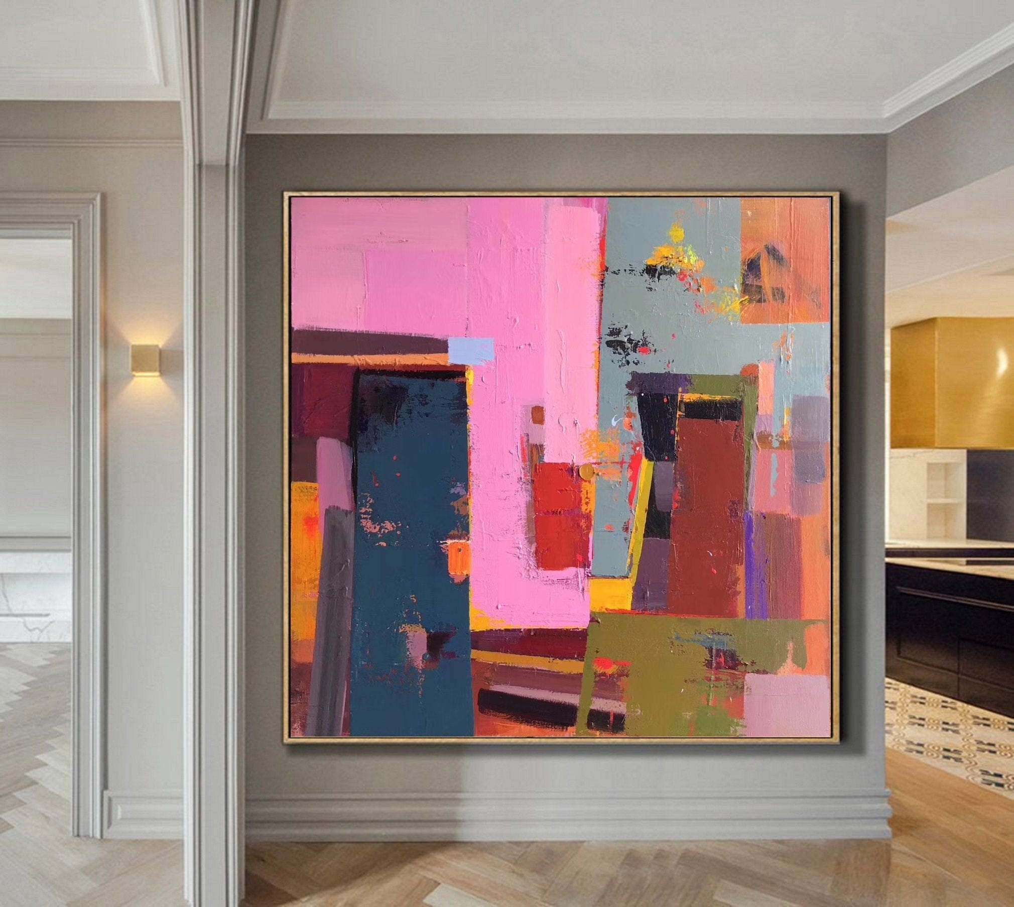 Abstract Painting Original Abstract Original Canvas Large Abstract Wall ...