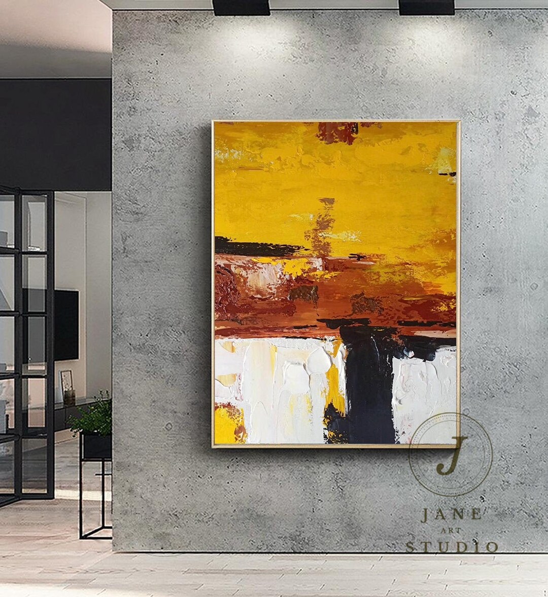 Original Abstract Painting Gold Abstract Art Painting Large - Etsy