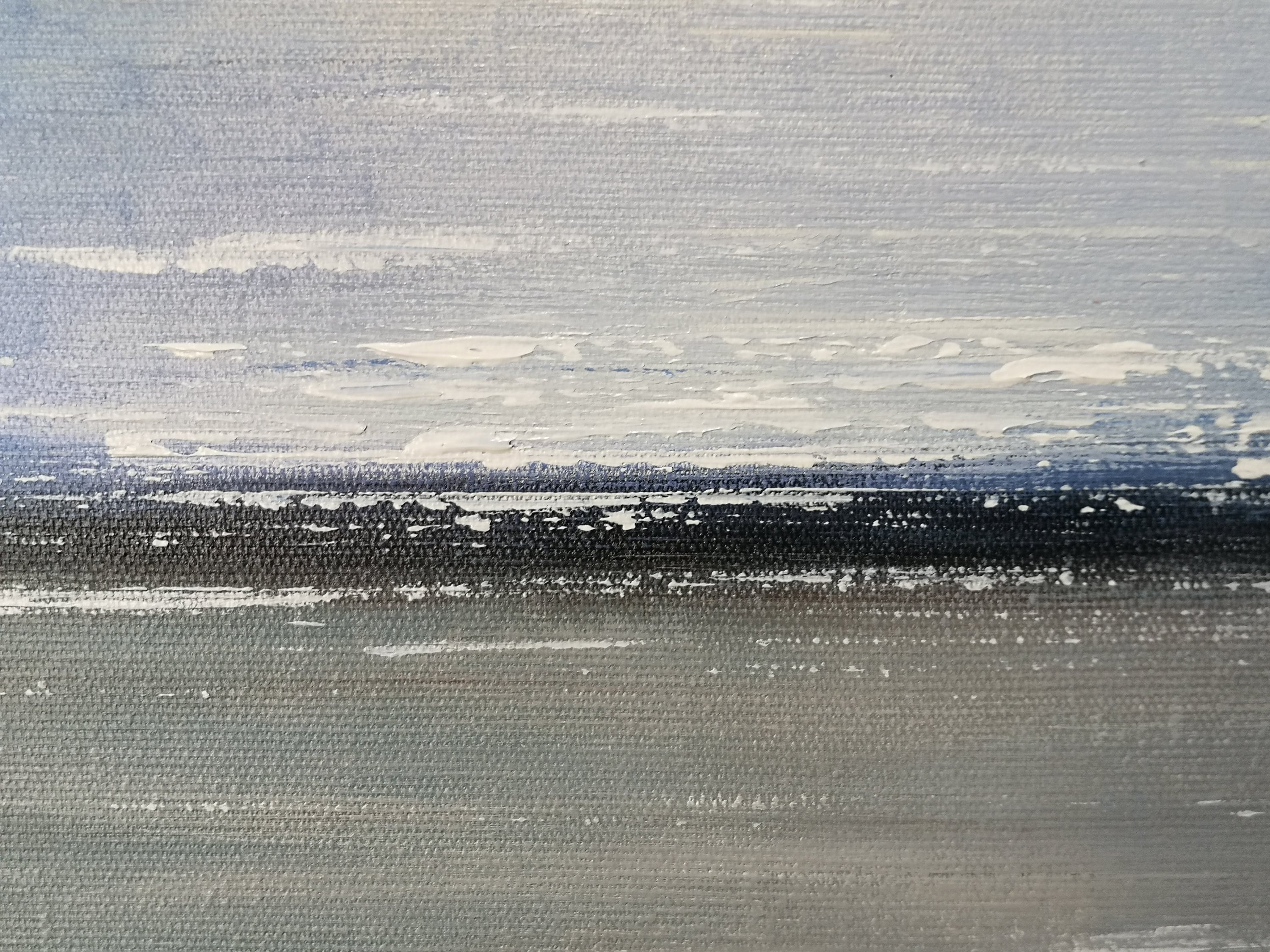 Original Sky Landscape Abstract PaintingSea Level Abstract | Etsy