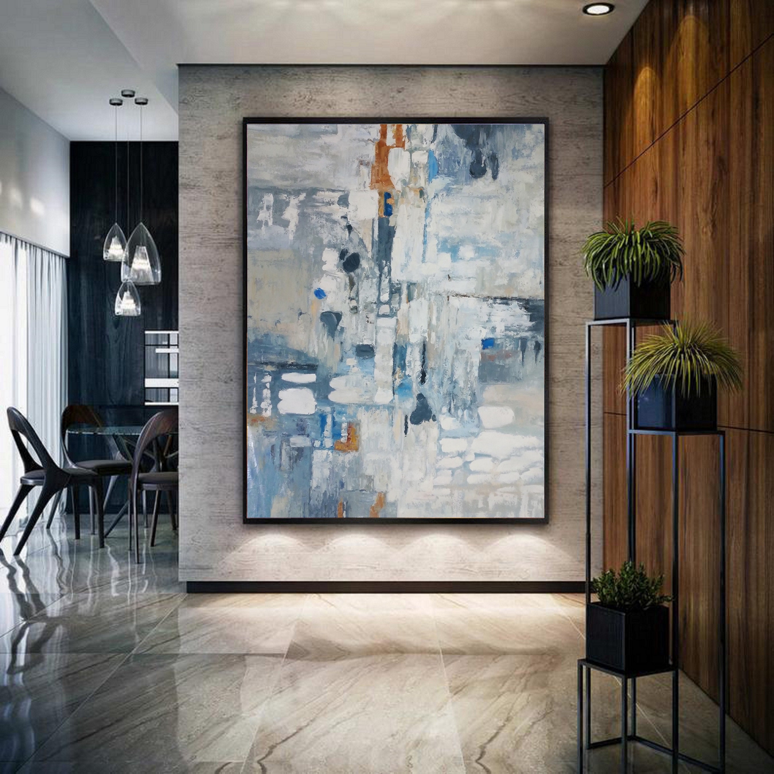 Abstract Painting Canvas Original Abstract Art Abstract Wall | Etsy