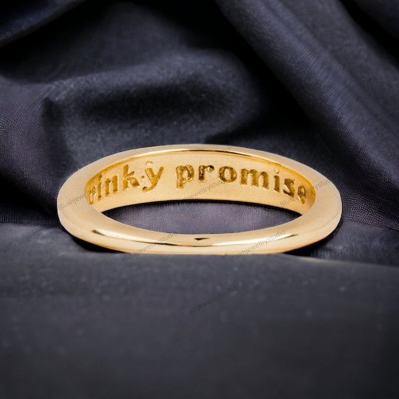 Gold Promise Ring - Etsy