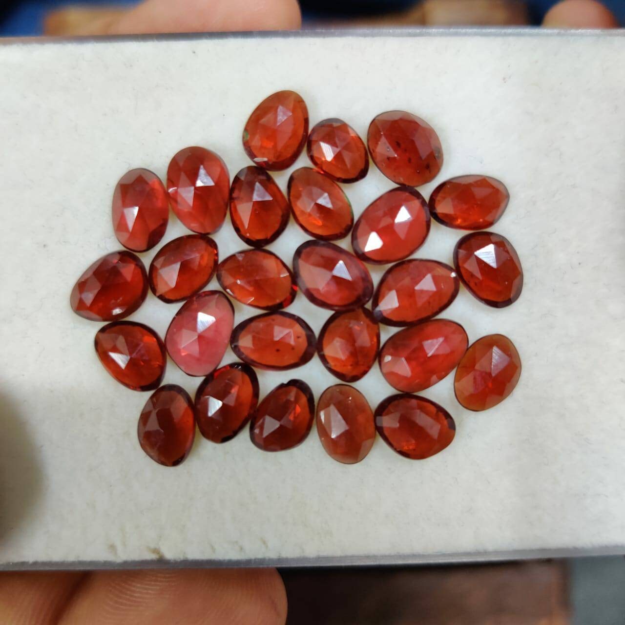 Natural Red Garnet Rosecut Freeforms - Etsy