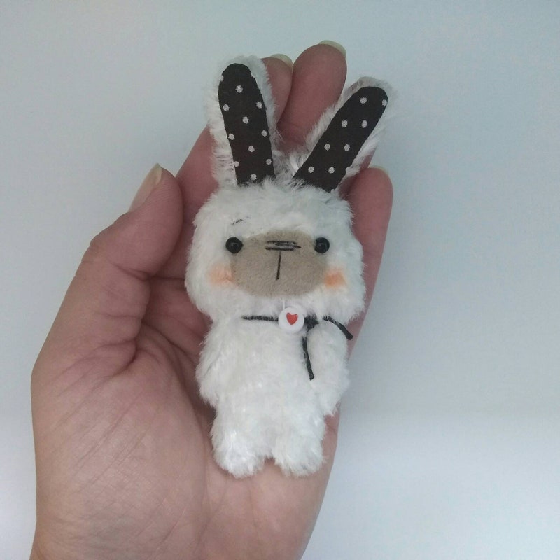 White Rabbit Brooch - Etsy