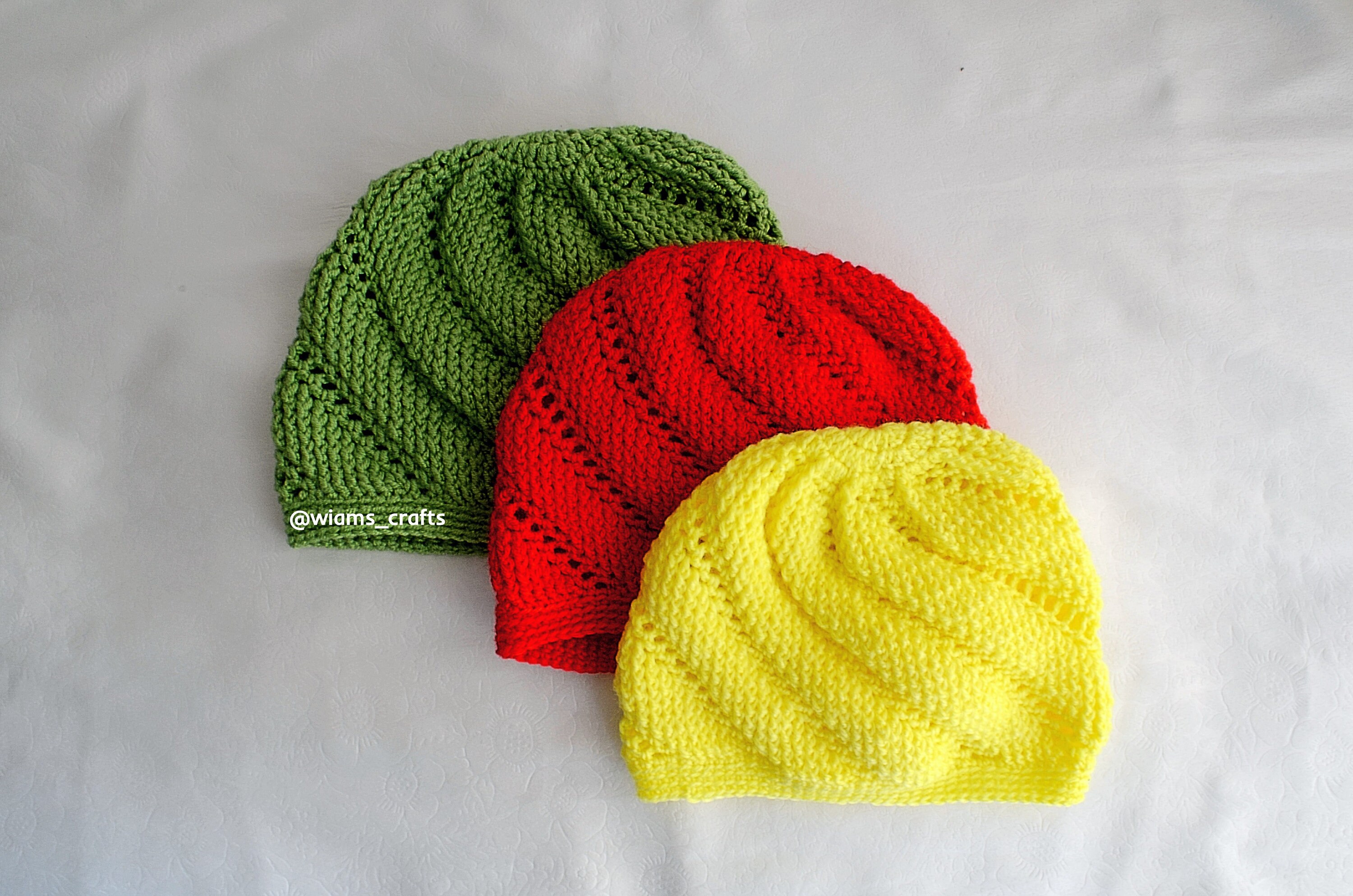 Swirl Wave Hat Crochet Pattern PDF toddler, Child and Adult Size by ...