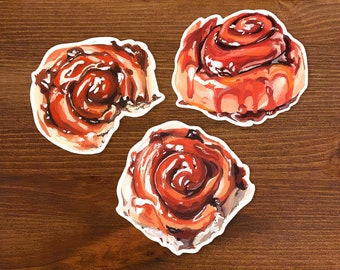 Cinnamon Roll Decal - Etsy