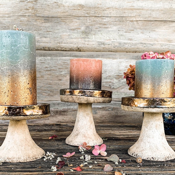 Ceramic Candlesticks - Etsy