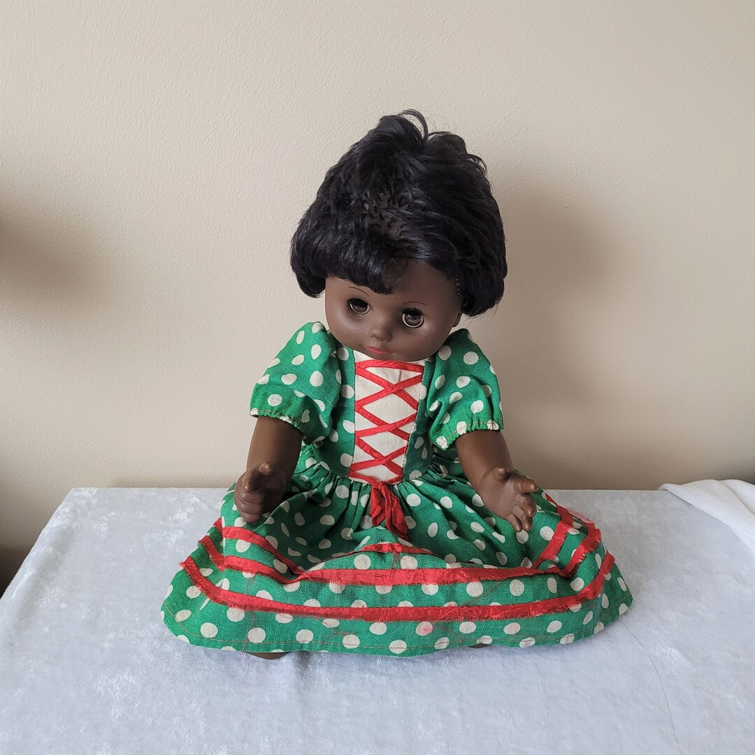Vintage Dark Skin German Doll, African American Doll, and Ethnic Doll ...