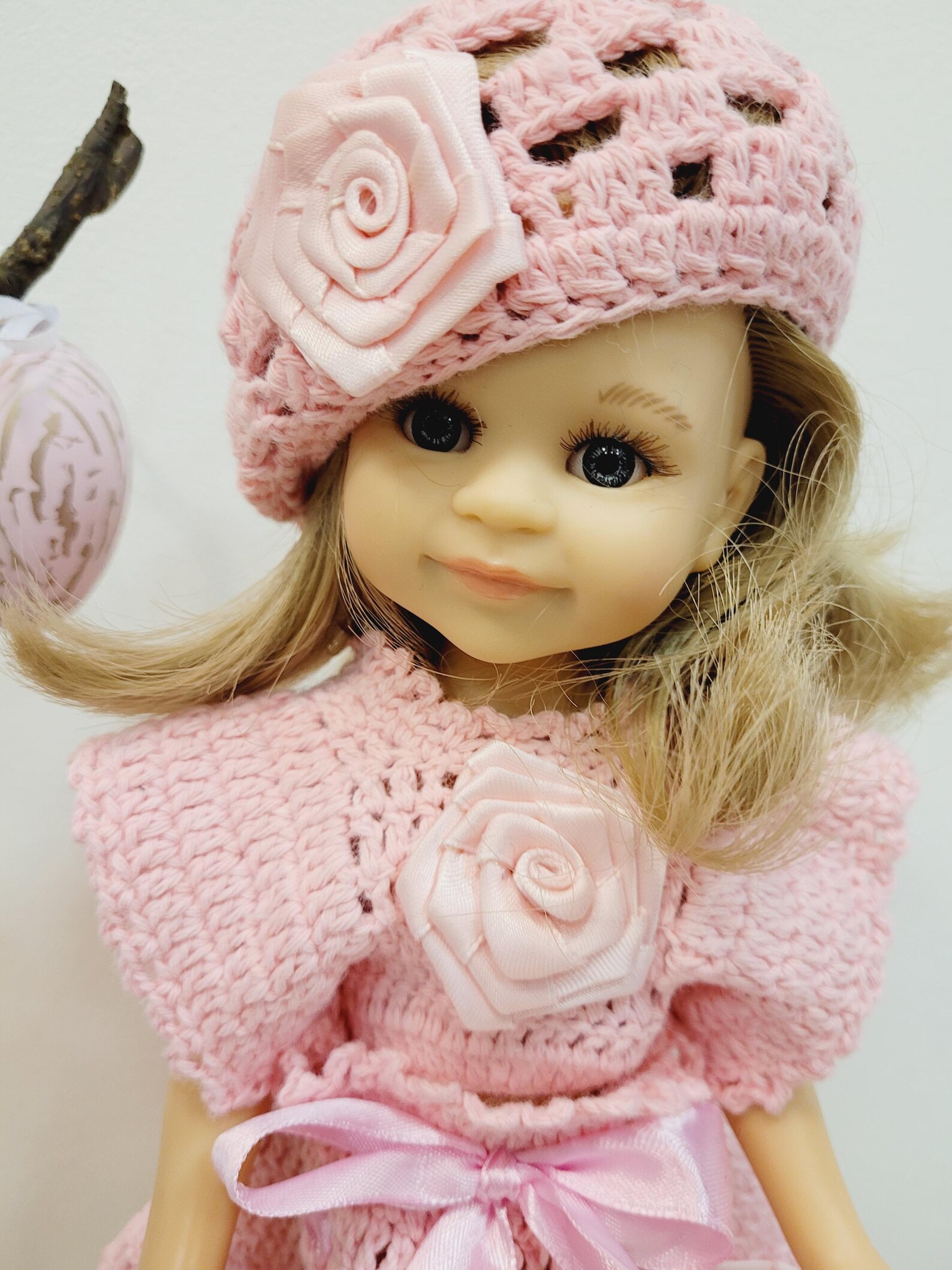Bright Crochet Summer Outfit for Famous Spanish Doll, 34 Cm Doll Outfit ...