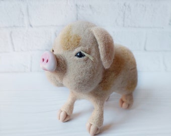 Stuffed Realistic Pig Doll as a Perfect Thanksgiving Gift for - Etsy