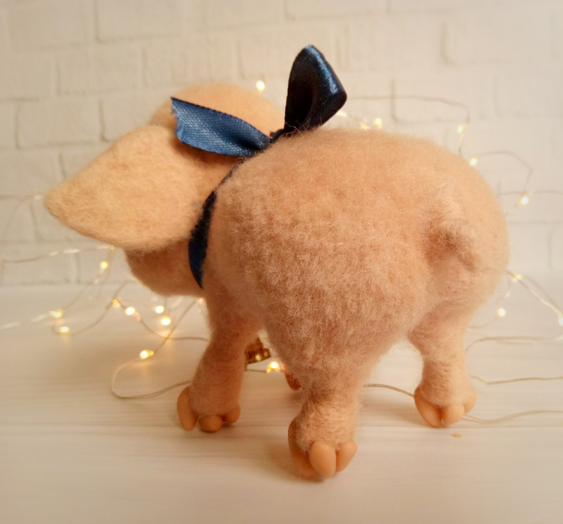 Stuffed realistic pig doll as a perfect Thanksgiving gift for | Etsy