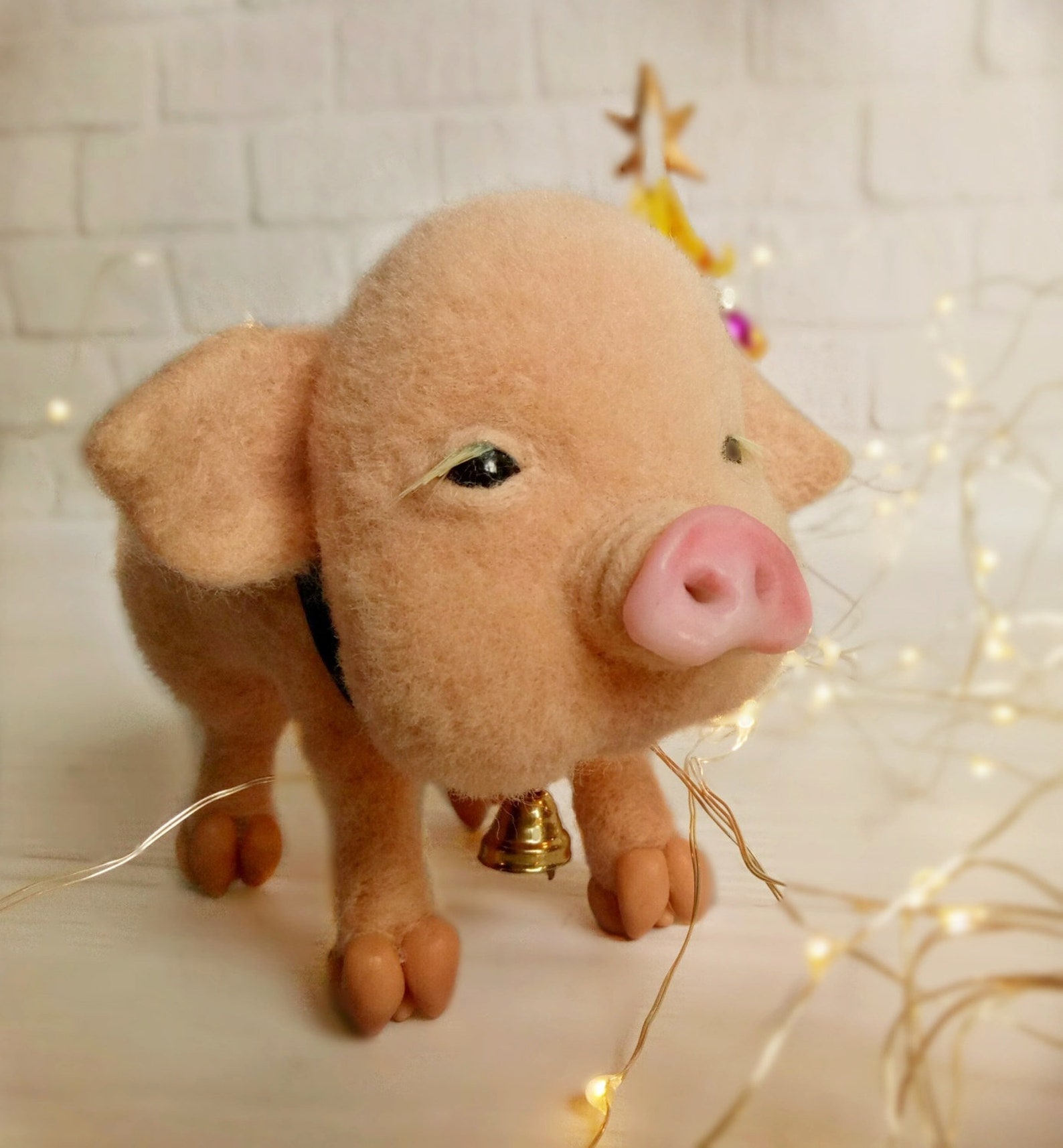 Stuffed Realistic Pig Doll as a Perfect Thanksgiving Gift for | Etsy