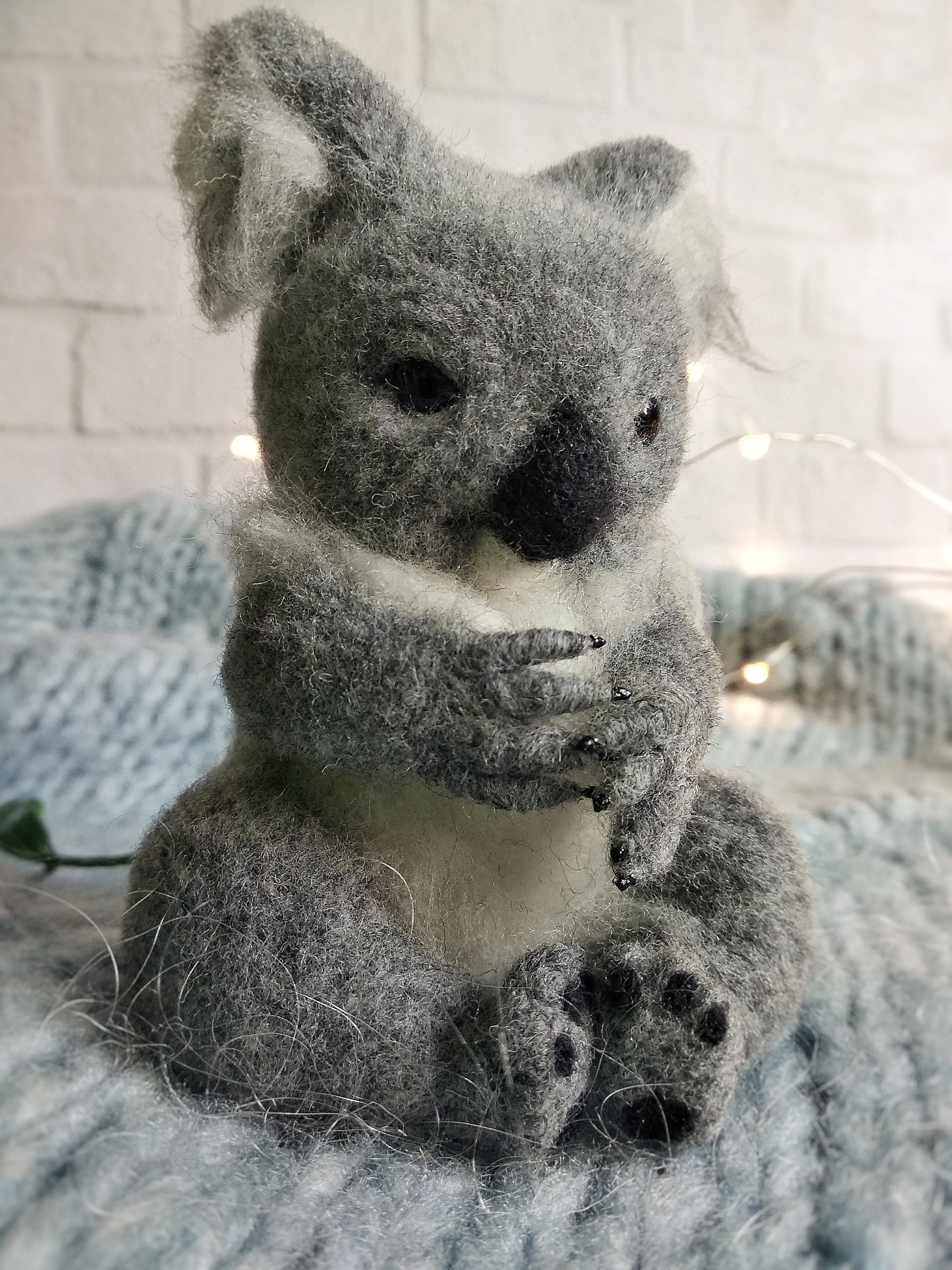 Koala Bear Stuffed Toy Cute Realistic Koala Bear Miniature - Etsy