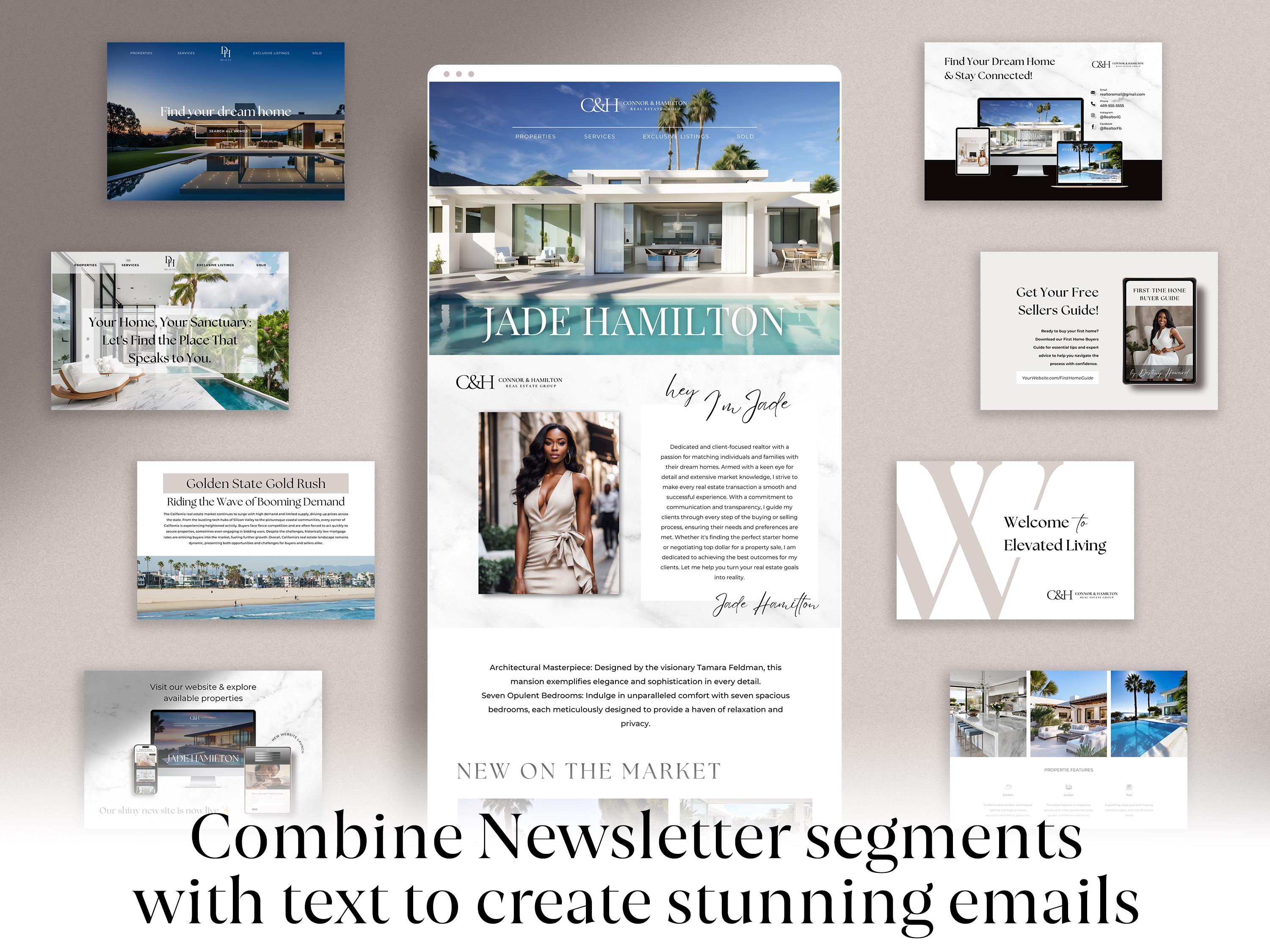 Real Estate Newsletter • Realtor Email Marketing • Canva Flodesk ...
